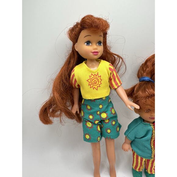 Kid Kore | Toys | Vintage 99 95 Kid Core Set Dolls Red Hair Sisters ...